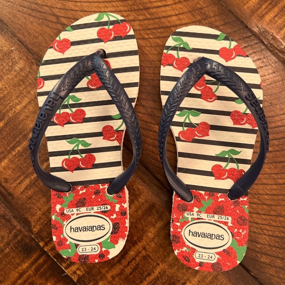Havaianas | Shoes | Havaianas Girls Cherry Flip Flop | Poshmark
